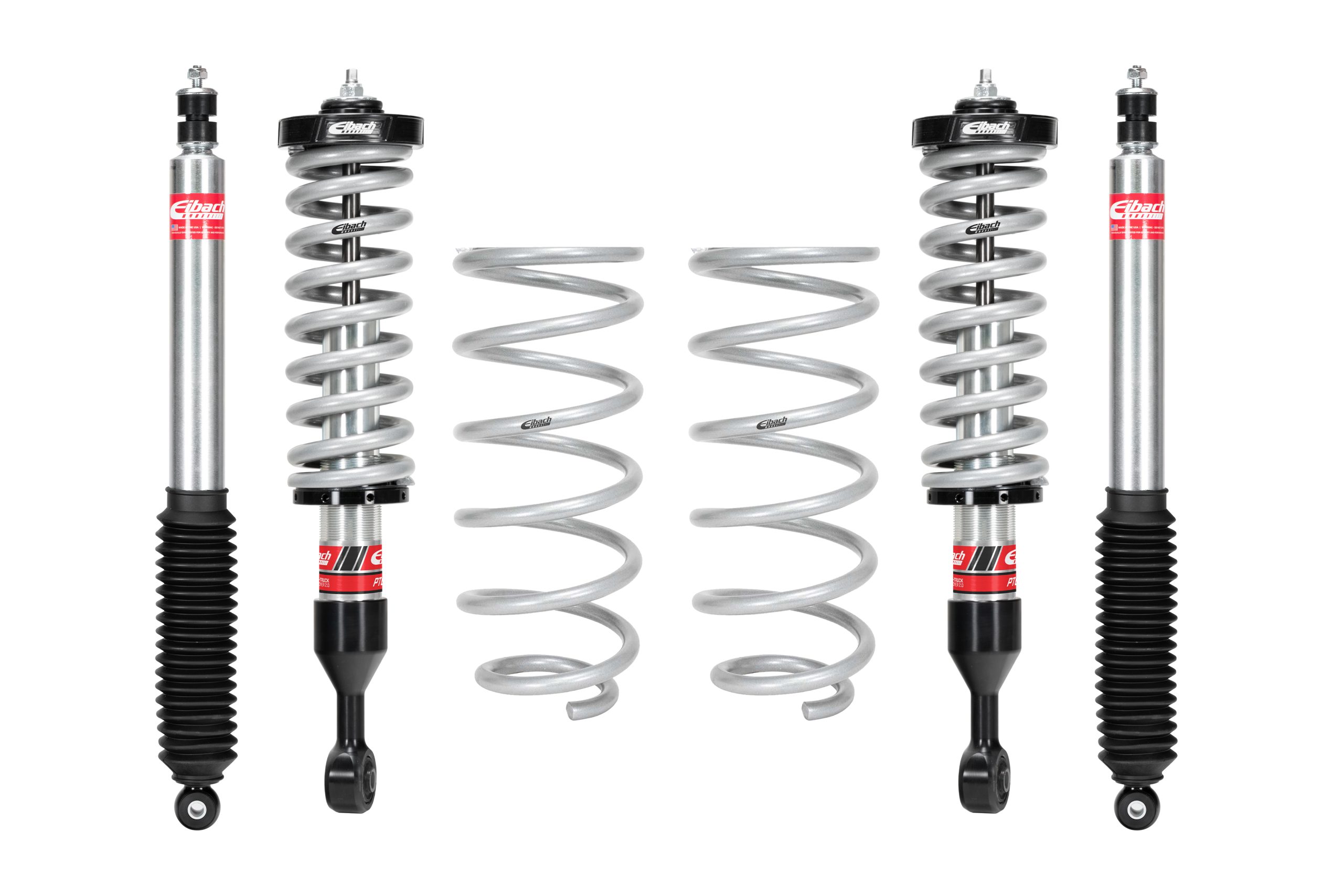 Eibach 2.0 Coilover W/HD Springs Ford Bronco 4WD Front Coilovers + Rear ...